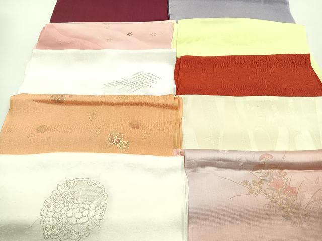 平和屋着物★和装小物　上質な帯揚げ　10枚セット　逸品　CAAM2943xi