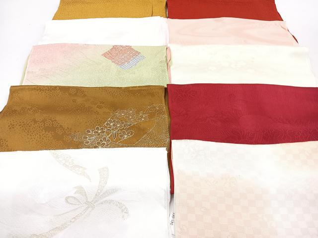 平和屋着物★和装小物　上質な帯揚げ　10枚セット　逸品　CAAM2952xi