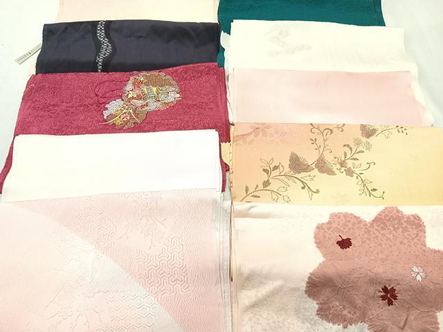 平和屋着物★和装小物　上質な帯揚げ　10枚セット　逸品　CAAM3003xi