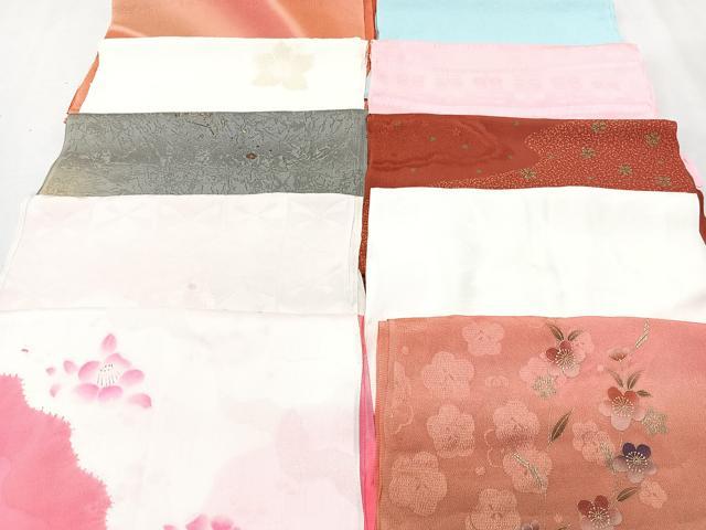 平和屋着物★和装小物　上質な帯揚げ　10枚セット　逸品　CAAM3009xi