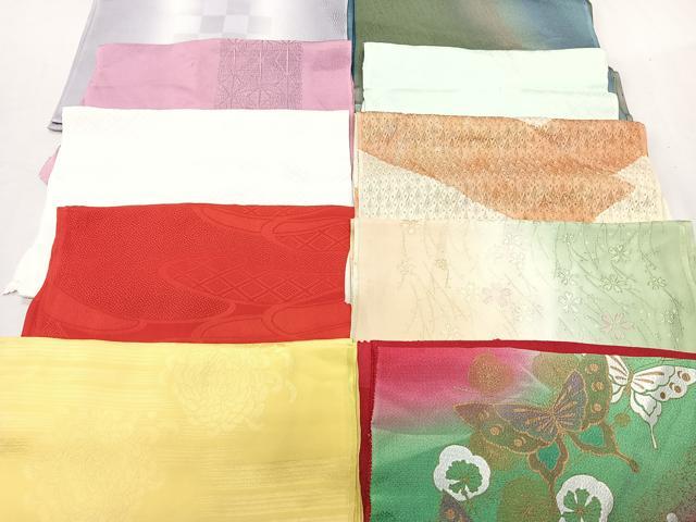 平和屋着物★和装小物　上質な帯揚げ　10枚セット　逸品　CAAM3019xi