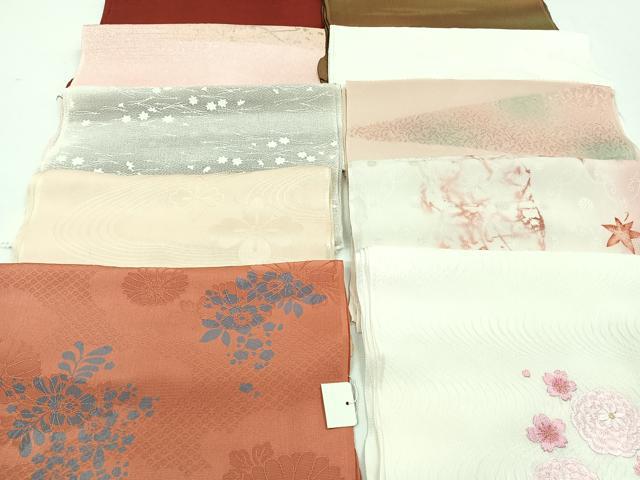 平和屋着物★和装小物　上質な帯揚げ　10枚セット　逸品　CAAM3028xi