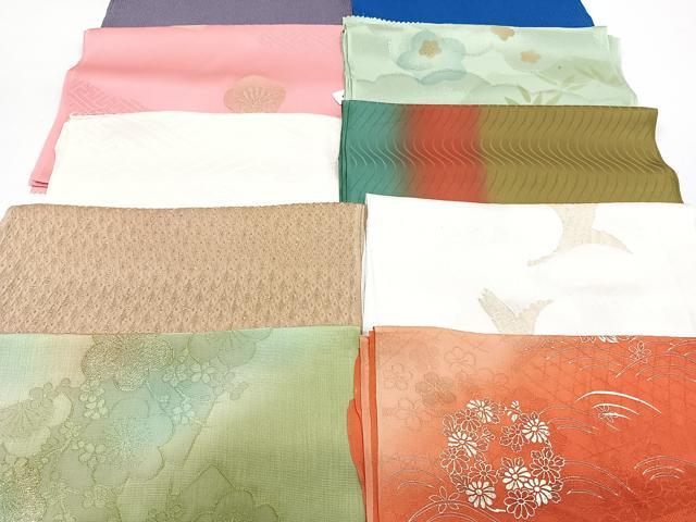 平和屋着物★和装小物　上質な帯揚げ　10枚セット　逸品　CAAM3040xi