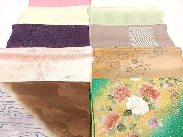 平和屋着物★和装小物　上質な帯揚げ　10枚セット　逸品　CAAM3041xi