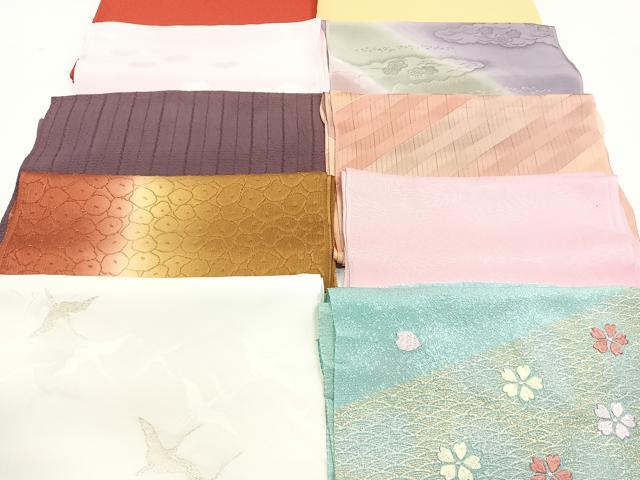 平和屋着物★和装小物　上質な帯揚げ　10枚セット　逸品　CAAM3044xi