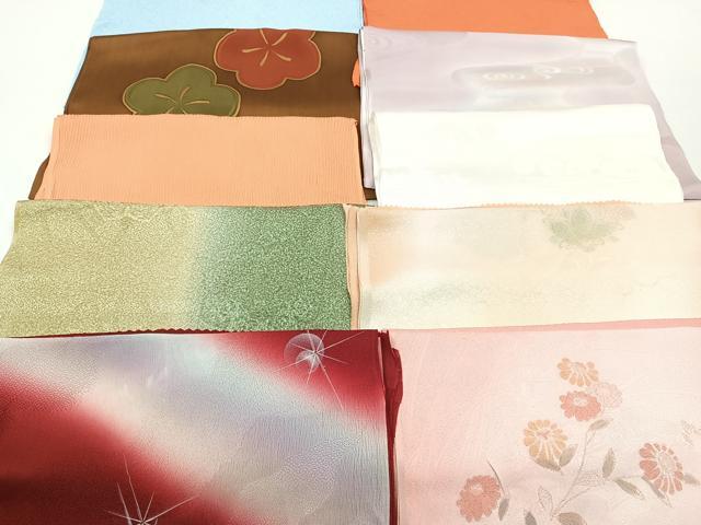 平和屋着物★和装小物　上質な帯揚げ　10枚セット　逸品　CAAM3048xi