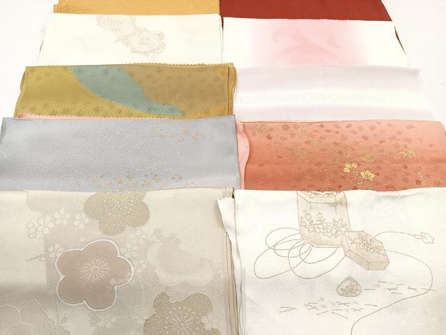平和屋着物★和装小物　上質な帯揚げ　10枚セット　逸品　CAAM3051xi