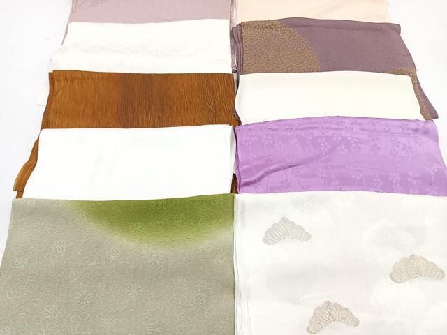 平和屋着物★和装小物　上質な帯揚げ　10枚セット　逸品　CAAM3062xi