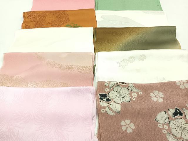 平和屋着物★和装小物　上質な帯揚げ　10枚セット　逸品　CAAM3065xi