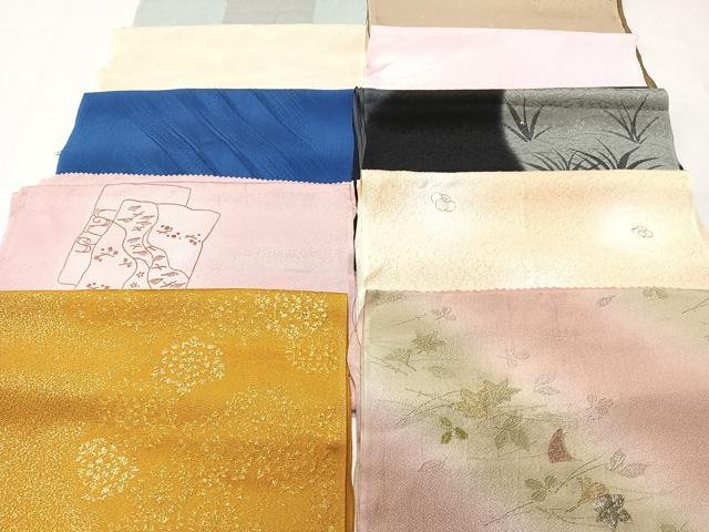 平和屋着物★和装小物　上質な帯揚げ　10枚セット　逸品　CAAM3069xi