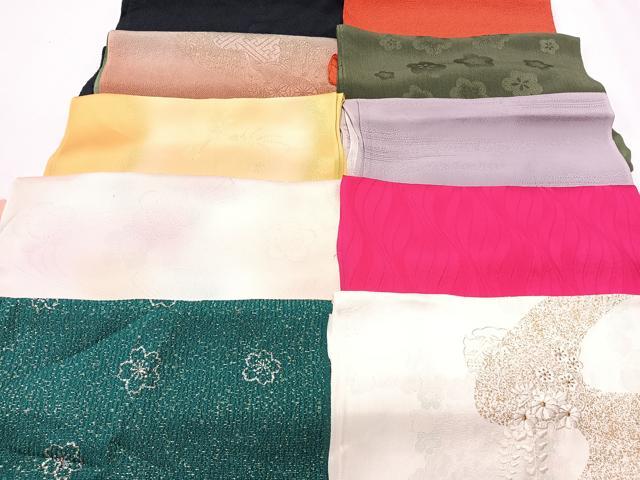 平和屋着物★和装小物　上質な帯揚げ　10枚セット　逸品　CAAM3099xi