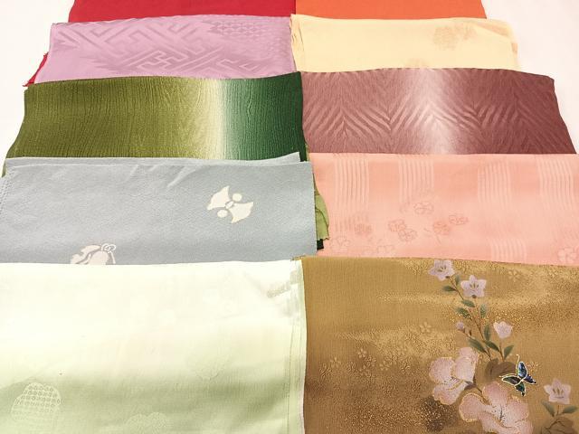 平和屋着物★和装小物　上質な帯揚げ　10枚セット　逸品　CAAM3100xi