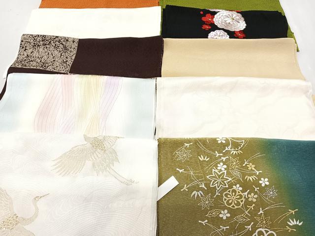 平和屋着物★和装小物　上質な帯揚げ　10枚セット　逸品　CAAM3108xi