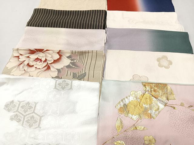 平和屋着物★和装小物　上質な帯揚げ　10枚セット　逸品　CAAM3114xi