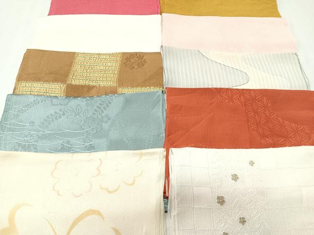 平和屋着物★和装小物　上質な帯揚げ　10枚セット　逸品　CAAM3116xi