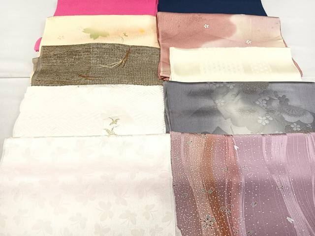 平和屋着物★和装小物　上質な帯揚げ　10枚セット　逸品　CAAM3123xi