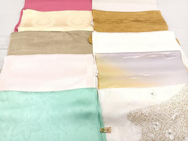 平和屋着物★和装小物　上質な帯揚げ　10枚セット　逸品　CAAM3124xi