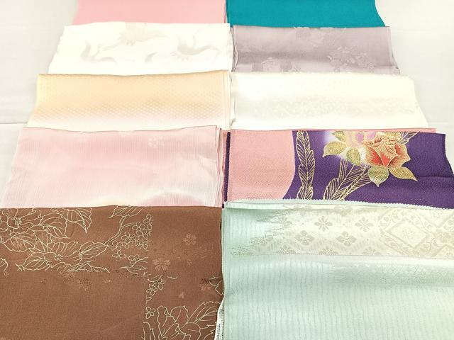 平和屋着物★和装小物　上質な帯揚げ　10枚セット　逸品　CAAM3126xi