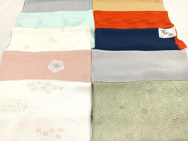 平和屋着物★和装小物　上質な帯揚げ　10枚セット　逸品　CAAM3131xi