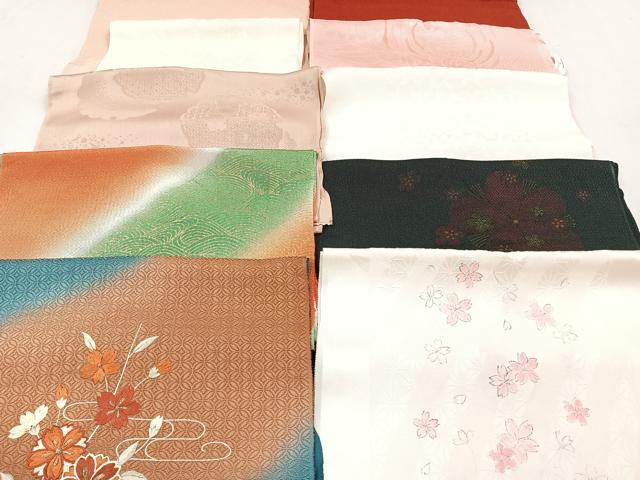 平和屋着物★和装小物　上質な帯揚げ　10枚セット　逸品　CAAM3134xi