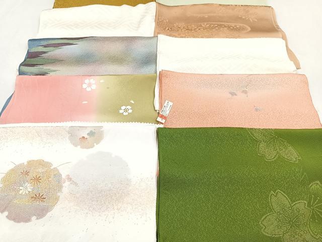 平和屋着物★和装小物　上質な帯揚げ　10枚セット　逸品　CAAM3136xi