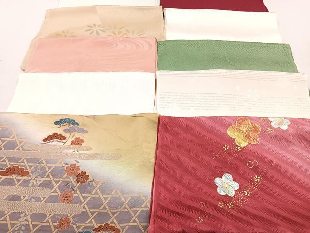 平和屋着物★和装小物　上質な帯揚げ　10枚セット　逸品　CAAM3143xi