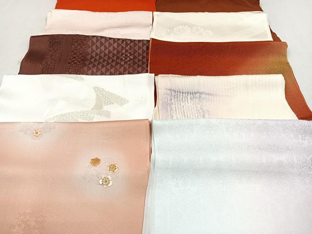 平和屋着物★和装小物　上質な帯揚げ　10枚セット　逸品　CAAM3155xi