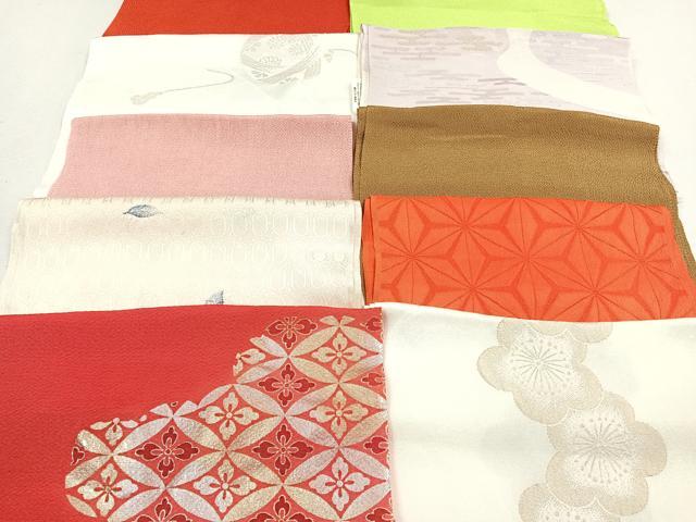 平和屋着物★和装小物　上質な帯揚げ　10枚セット　逸品　CAAM3168xi