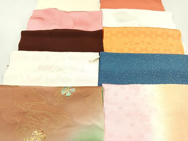平和屋着物★和装小物　上質な帯揚げ　10枚セット　逸品　CAAM3170xi
