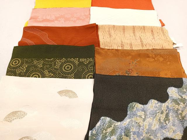 平和屋着物★和装小物　上質な帯揚げ　10枚セット　逸品　CAAM3172xi