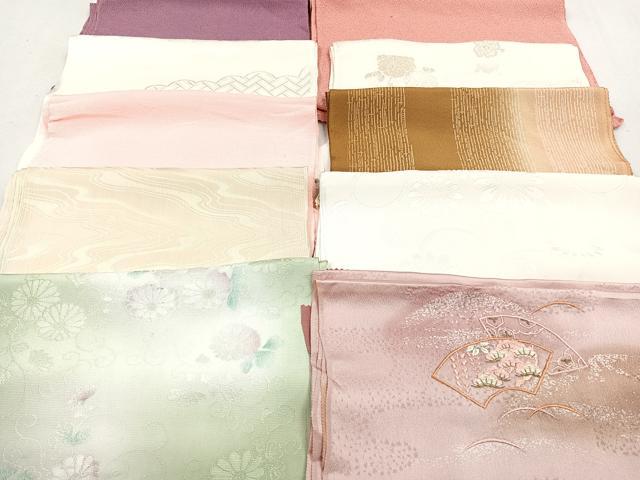 平和屋着物★和装小物　上質な帯揚げ　10枚セット　逸品　CAAM3173xi