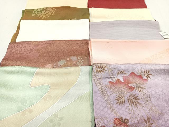 平和屋着物★和装小物　上質な帯揚げ　10枚セット　逸品　CAAM3174xi