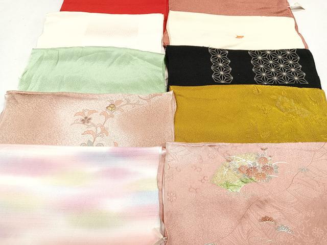 平和屋着物★和装小物　上質な帯揚げ　10枚セット　逸品　CAAM3179xi