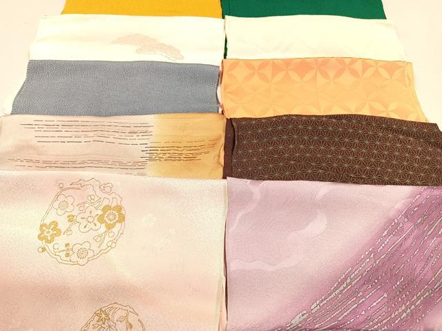 平和屋着物★和装小物　上質な帯揚げ　10枚セット　逸品　CAAM3180xi