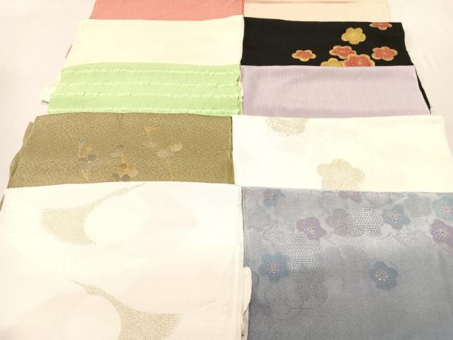 平和屋着物★和装小物　上質な帯揚げ　10枚セット　逸品　CAAM3193xi