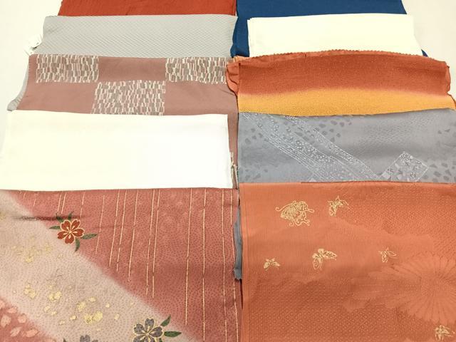 平和屋着物★和装小物　上質な帯揚げ　10枚セット　逸品　CAAM3199xi