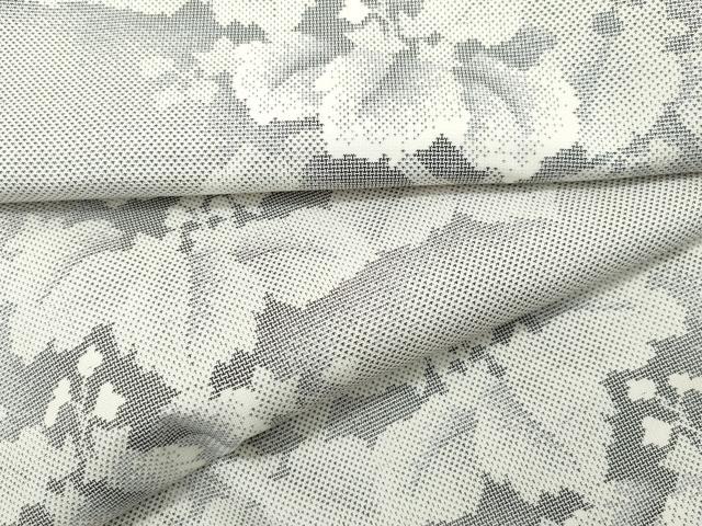 平和屋着物●本場大島紬　白大島　9マルキ　桐　正絹　逸品　CAAM4416vf
