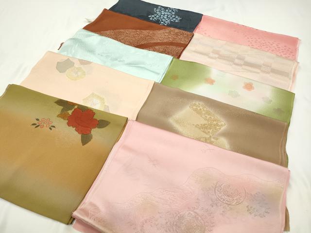 平和屋着物★和装小物　上質な帯揚げ　10枚セット　逸品　CAAM5232qe