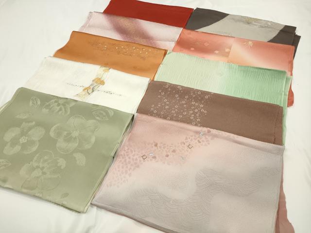 平和屋着物★和装小物　上質な帯揚げ　10枚セット　逸品　CAAM5250qe