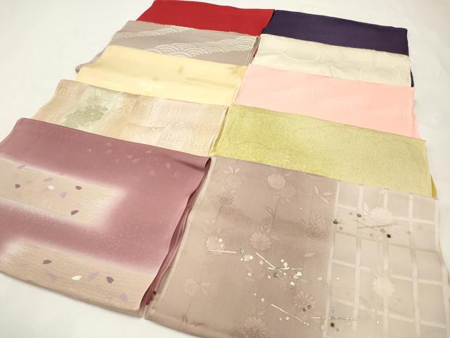 平和屋着物★和装小物　上質な帯揚げ　10枚セット　逸品　CAAM5255qe