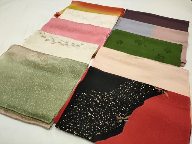 平和屋着物★和装小物　上質な帯揚げ　10枚セット　逸品　CAAM5274qe