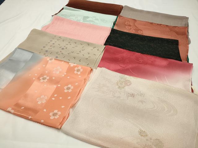 平和屋着物★和装小物　上質な帯揚げ　10枚セット　逸品　CAAM5291qe