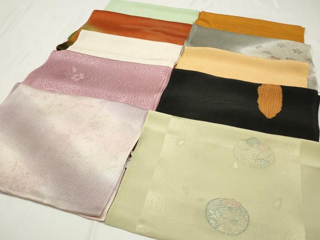 平和屋着物★和装小物　上質な帯揚げ　10枚セット　逸品　CAAM5302qe