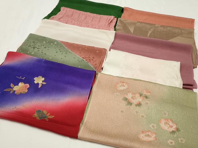 平和屋着物★和装小物　上質な帯揚げ　10枚セット　逸品　CAAM5304qe