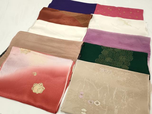 平和屋着物★和装小物　上質な帯揚げ　10枚セット　逸品　CAAM5310qe
