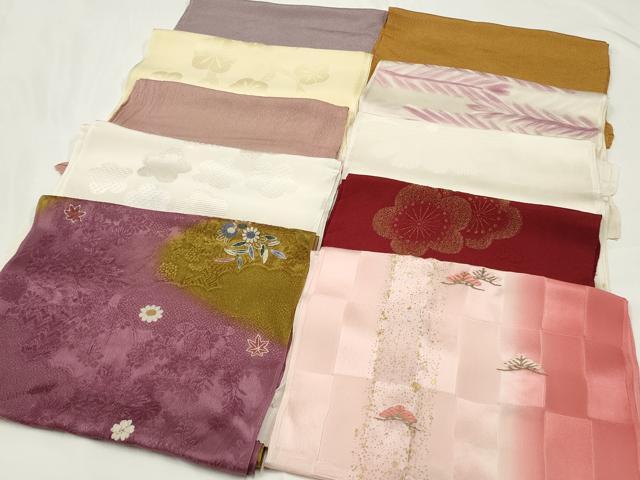 平和屋着物★和装小物　上質な帯揚げ　10枚セット　逸品　CAAM5313qe