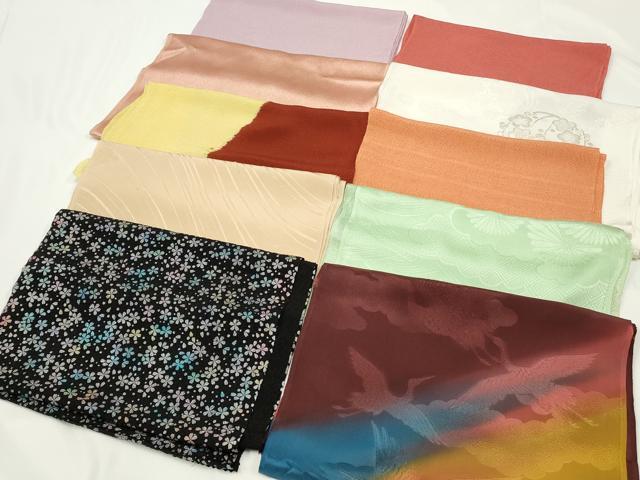 平和屋着物★和装小物　上質な帯揚げ　10枚セット　逸品　CAAM5314qe