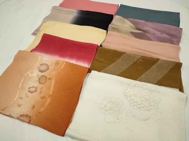 平和屋着物★和装小物　上質な帯揚げ　10枚セット　逸品　CAAM5320qe