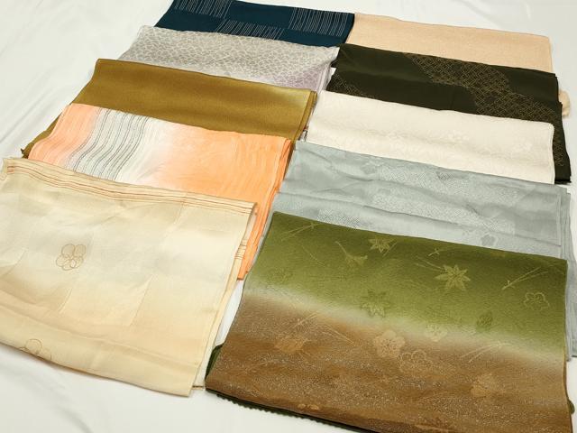平和屋着物★和装小物　上質な帯揚げ　10枚セット　逸品　CAAM5323qe