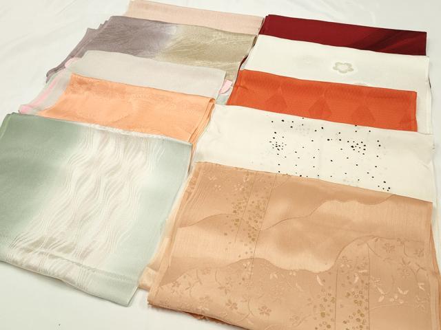 平和屋着物★和装小物　上質な帯揚げ　10枚セット　逸品　CAAM5324qe